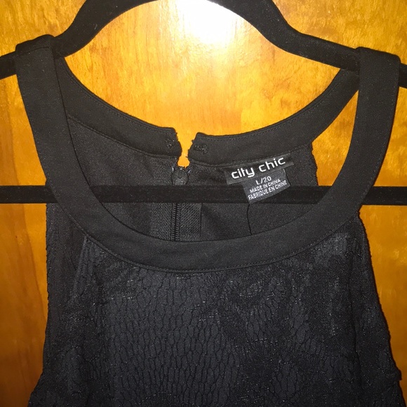 City Chic | Dresses | Black Lace Party Dress | Poshmark